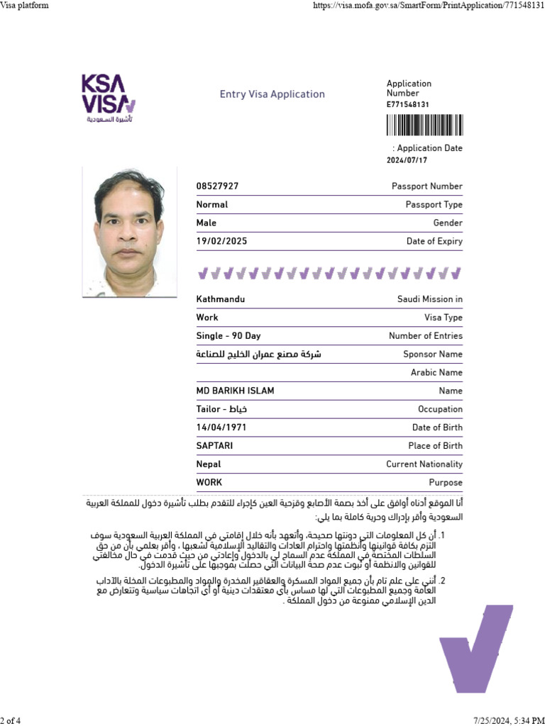 Visa Platform | PDF