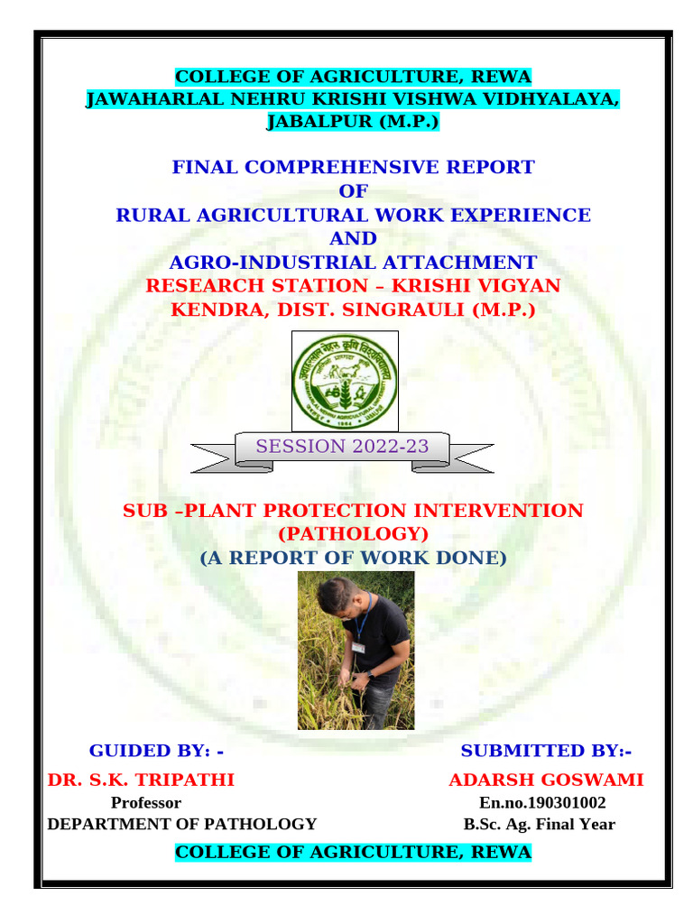 ADARSH | PDF | Plants | Agronomy