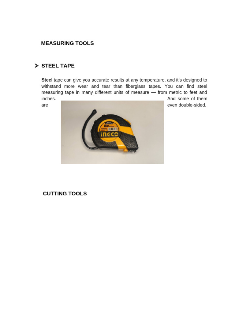 Measuring Tools | PDF