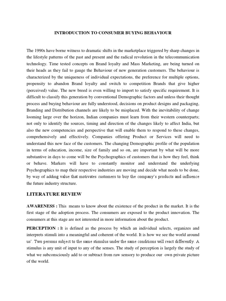 Understanding Consumer Buying Behavior | PDF | Career & Growth | Business