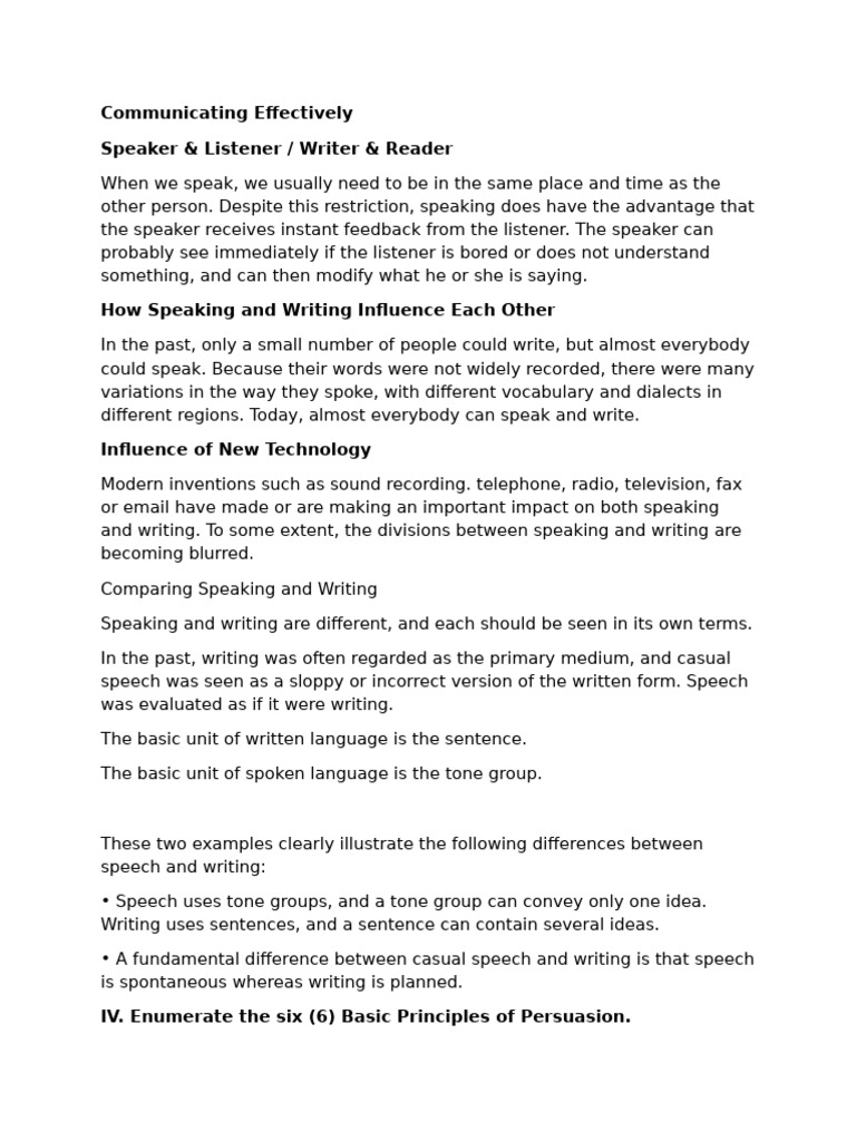 Communicating Effectively | PDF | Social Psychology | Cognition