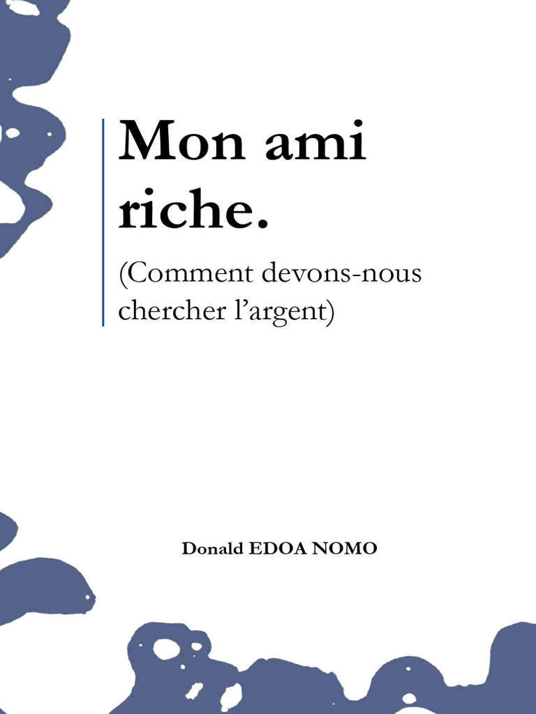 Mon Ami Riche : Stratégies d'Enrichissement | PDF | Inflation | Fonds ...