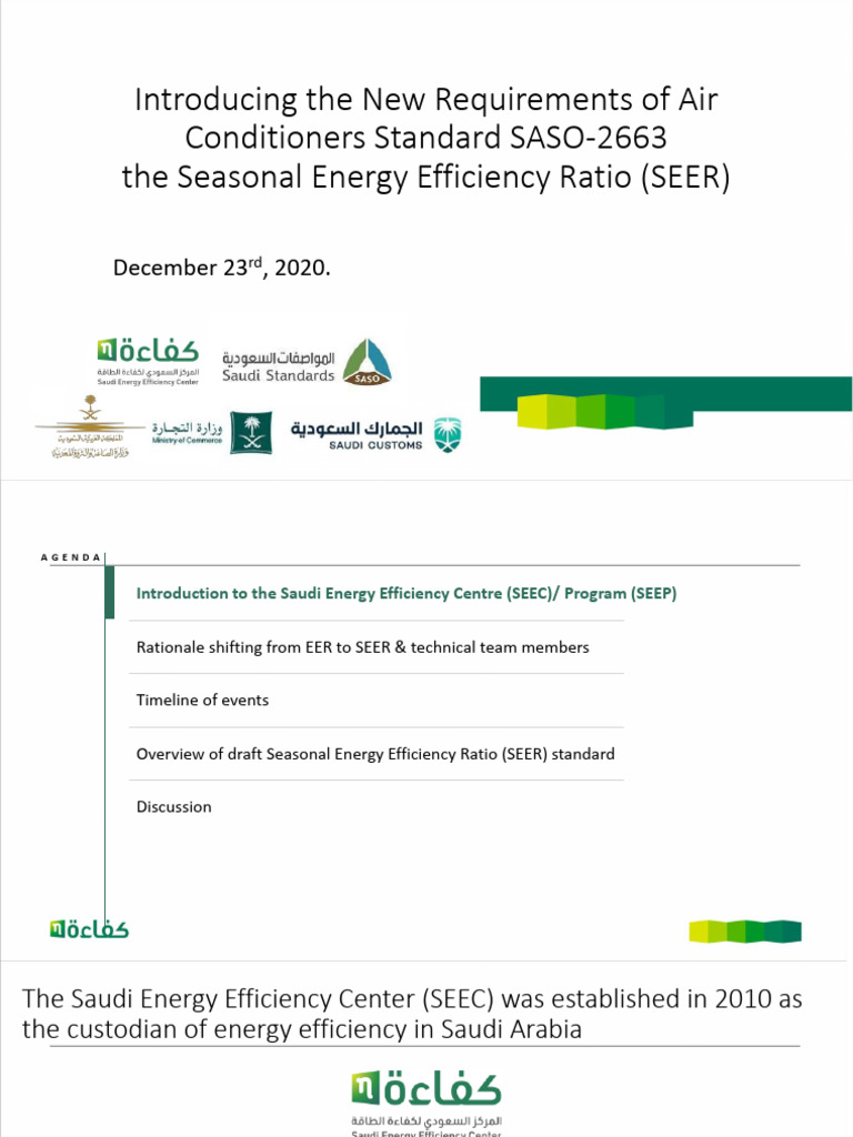 SEER Standard Requirements for ACs | PDF | Air Conditioning | Building ...