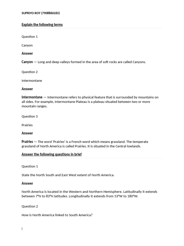 Supriyo Roy (7908860265) | PDF | North America | Earth Sciences