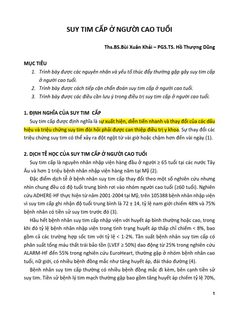 07 - Khai - Suy Tim Cap (Final) | PDF