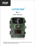 G500 Trail Camera User Manual | PDF | Camera | Film Speed