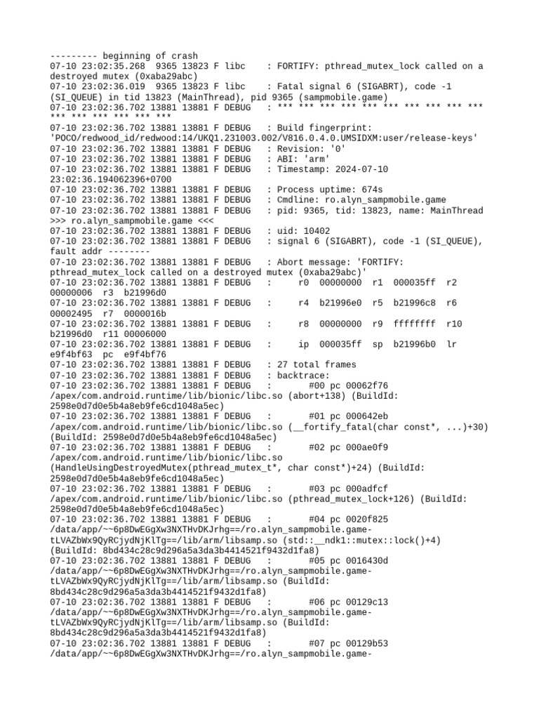 Alyn Sampmobile Log | PDF | Computer Architecture | System Software
