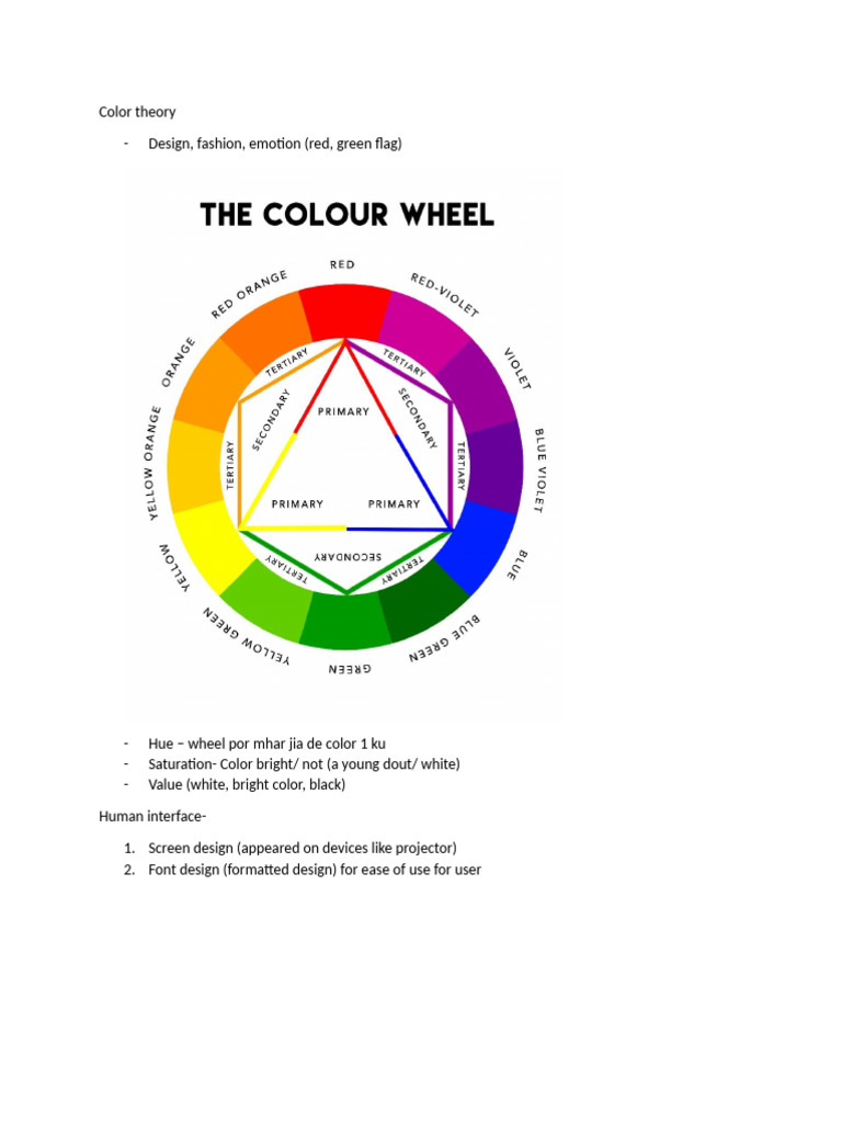 UI-UX (Color Theory) | PDF