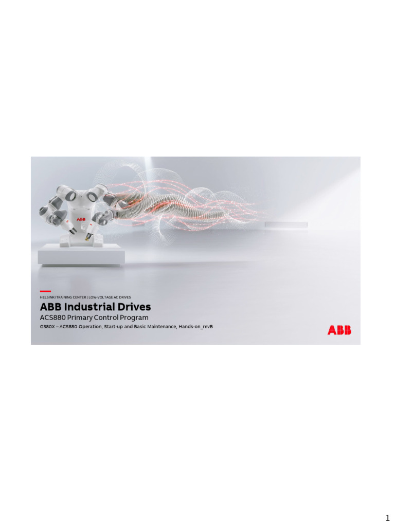 02 - G380X - Petrom - ACS880 Primary Control Program - Revb | PDF ...