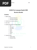 Cambridge Igcse First Language English Language and Skills Practice ...