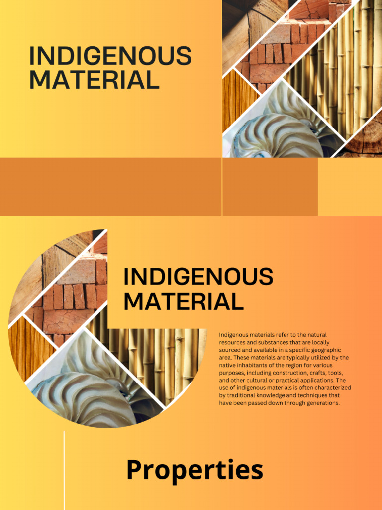 Indigenous Material | PDF