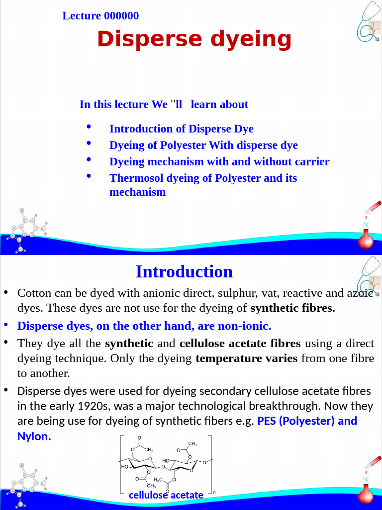 Javaid Disperse Dyes | PDF | Dye | Dyeing