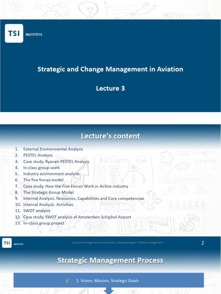 Lecture 3 2021 | PDF | Strategic Management | Swot Analysis