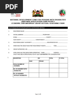 PSC General Summary Form - Applicants | PDF