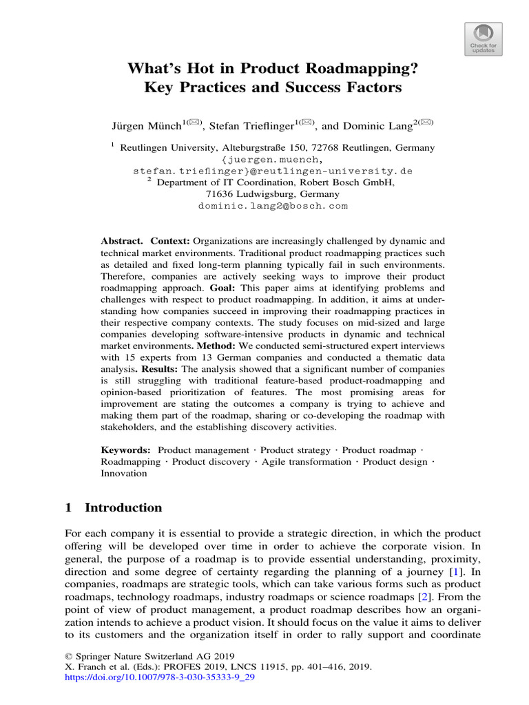 Product-Focused Software Process Improvement | PDF | Methodology | Reliability Engineering