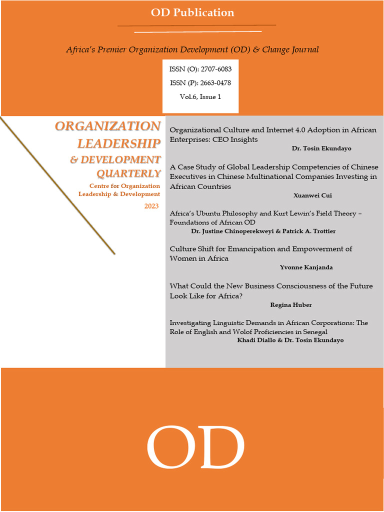 Africa's Ubuntu Philosophy' and Kurt Lewin's Field Theory - Foundations ...