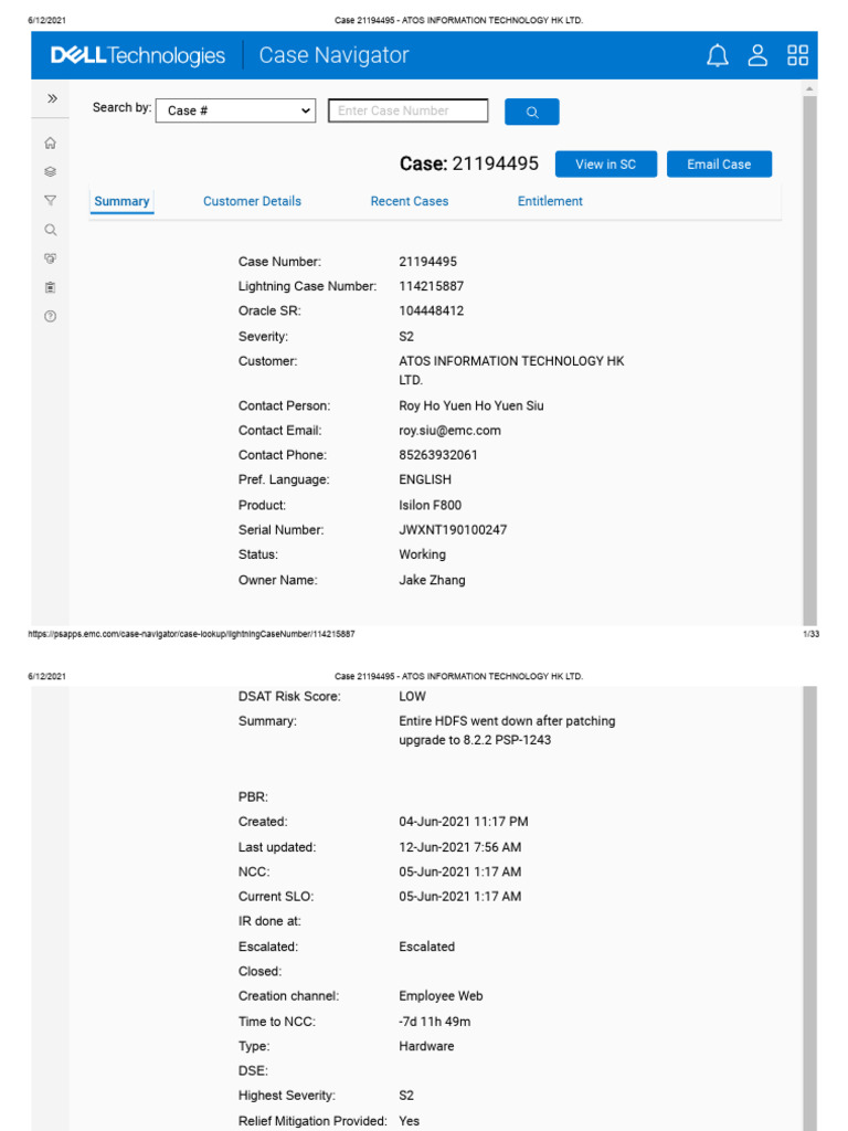Case 21194495 - Atos Information Technology HK LTD | PDF | Transmission ...