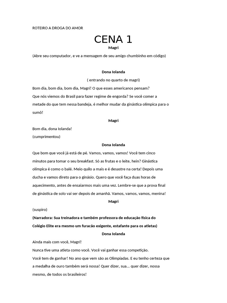 A Droga do Amor: Conflitos e Desafios | PDF