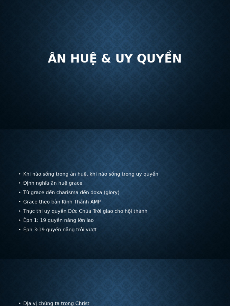 ÂN HUỆ & UY QUYỀN | PDF
