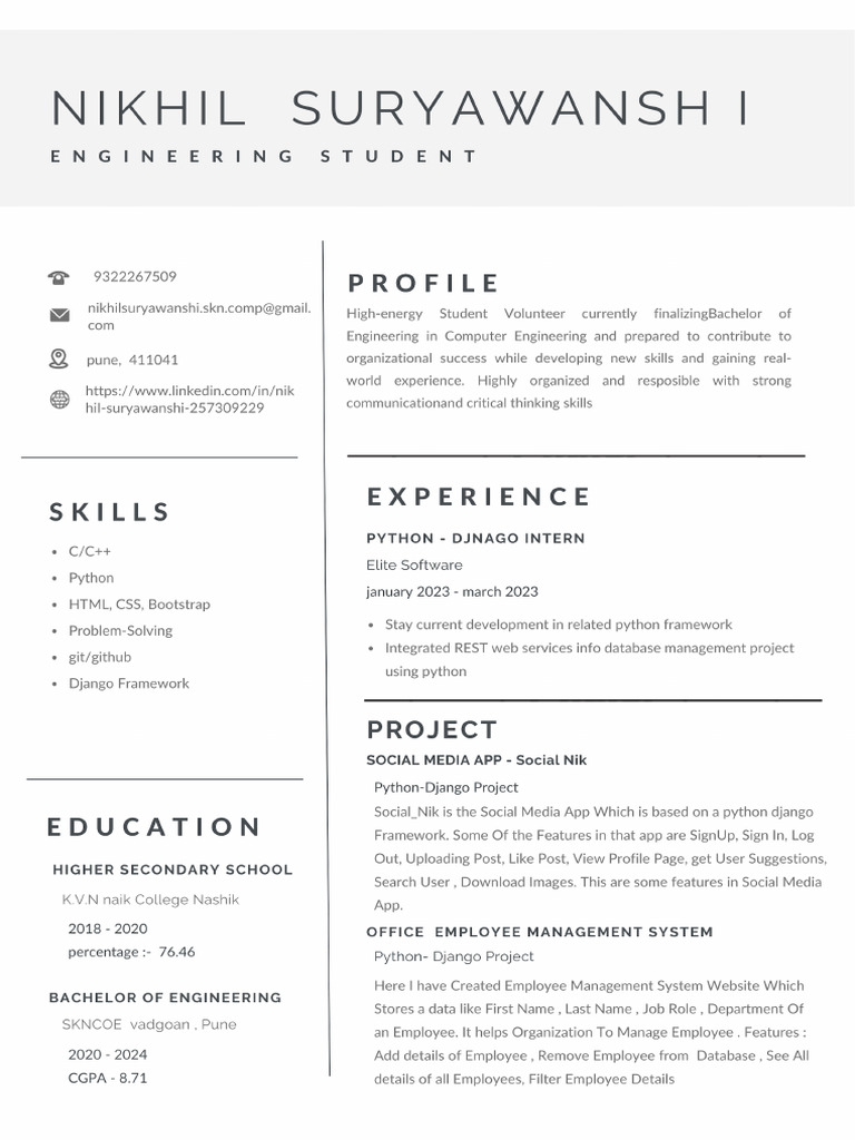 New Resume Suryaw | PDF