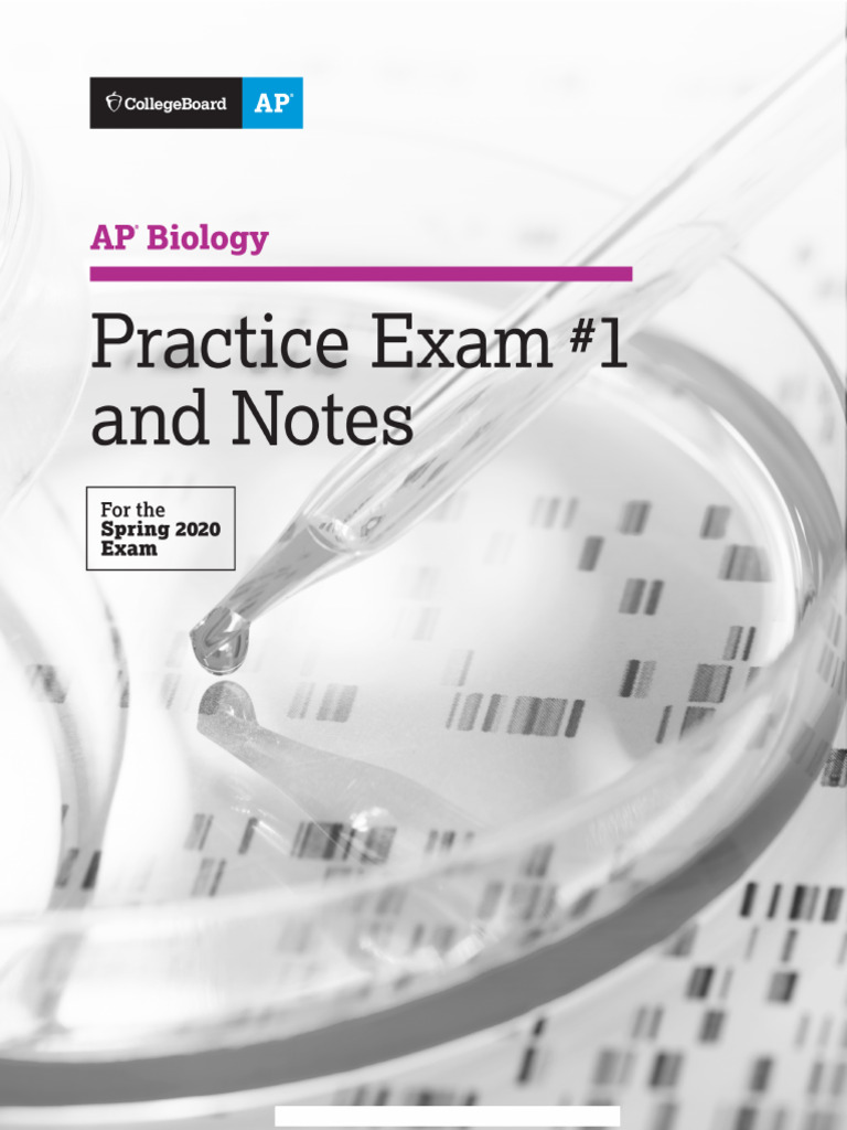 2020 AP Biology Practice Exam1 | PDF