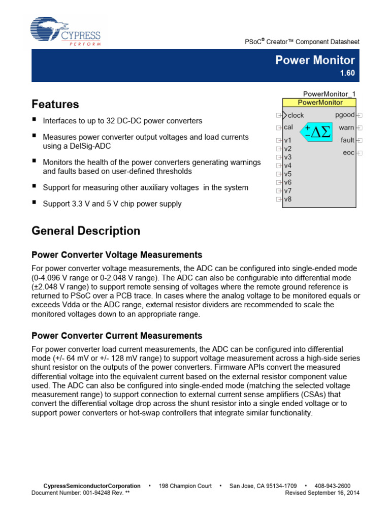 Infineon-Component - Power - Monitor - V1.60-Software Module Datasheets-V01 - 06-EN | PDF ...
