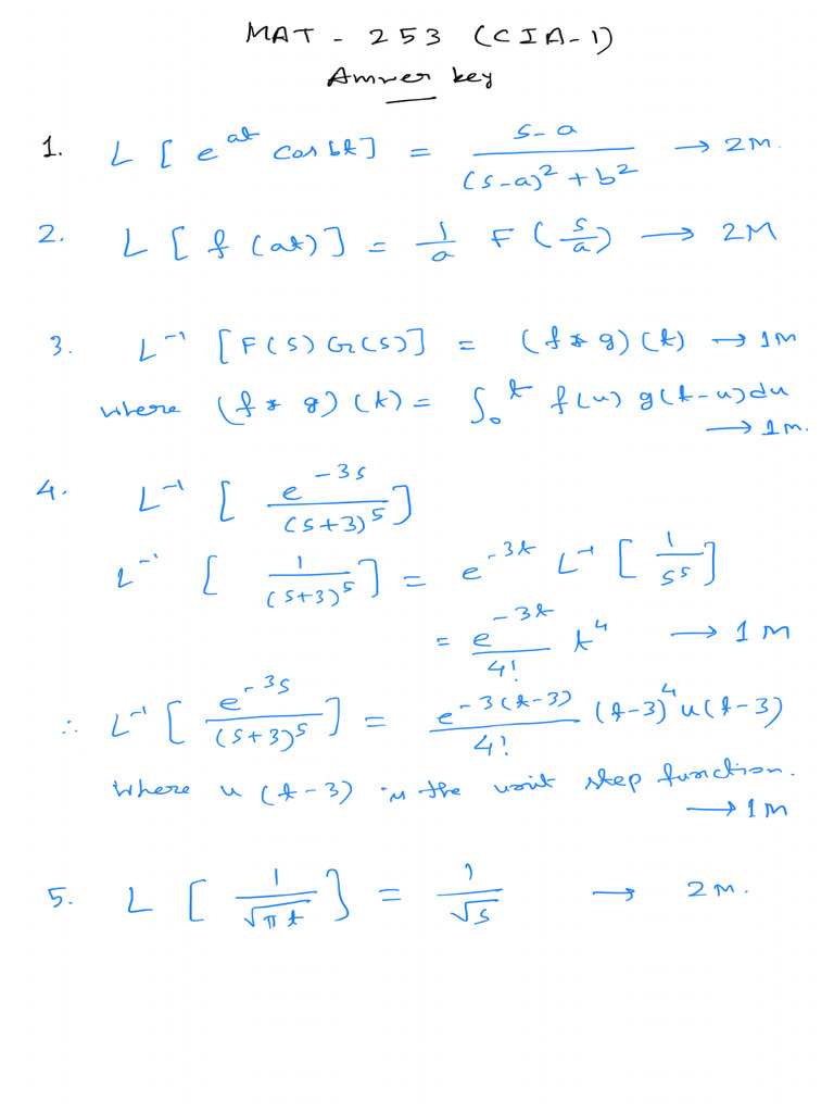 Mat-253 (Cia-1) | PDF