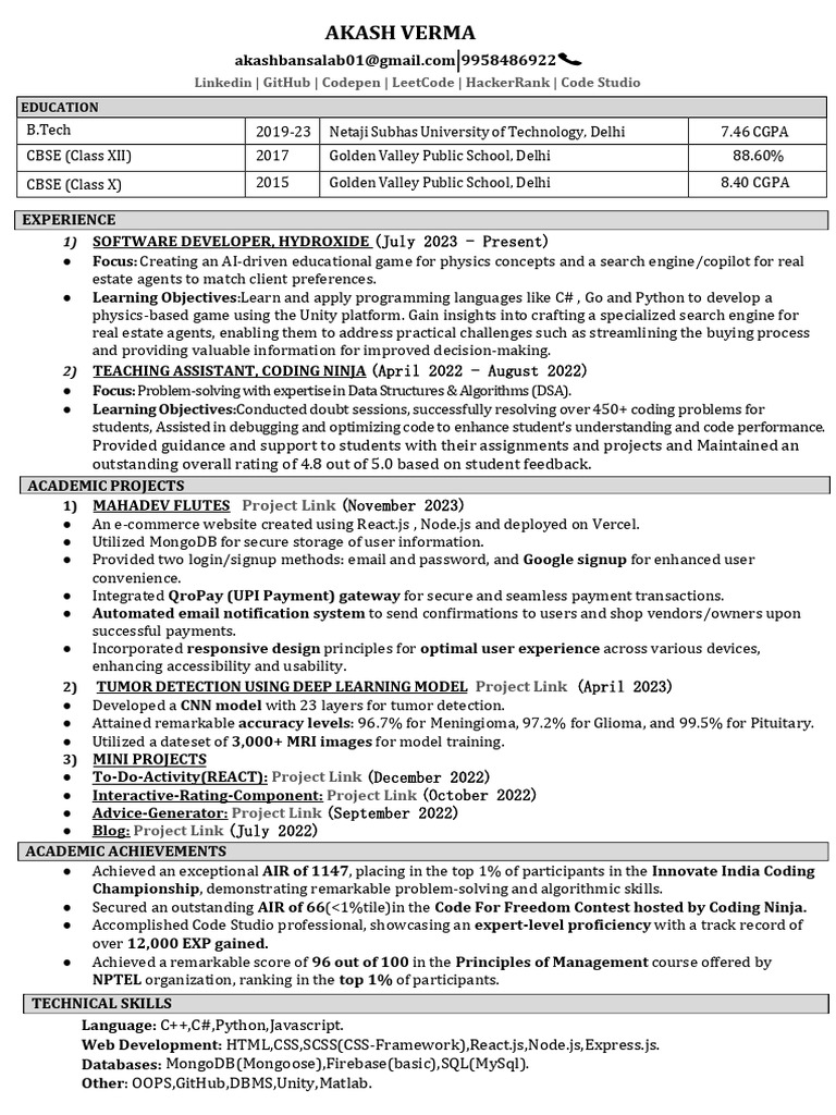 Akash Verma (O) | PDF | Computer Programming | Information
