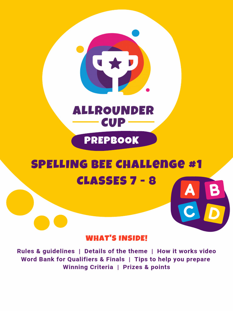Edited Prep Book ALLROUNDER CUP FOR FINALS | PDF