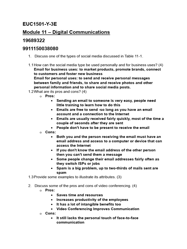 EUC 11 | PDF | Popular Culture & Media Studies | Social Media