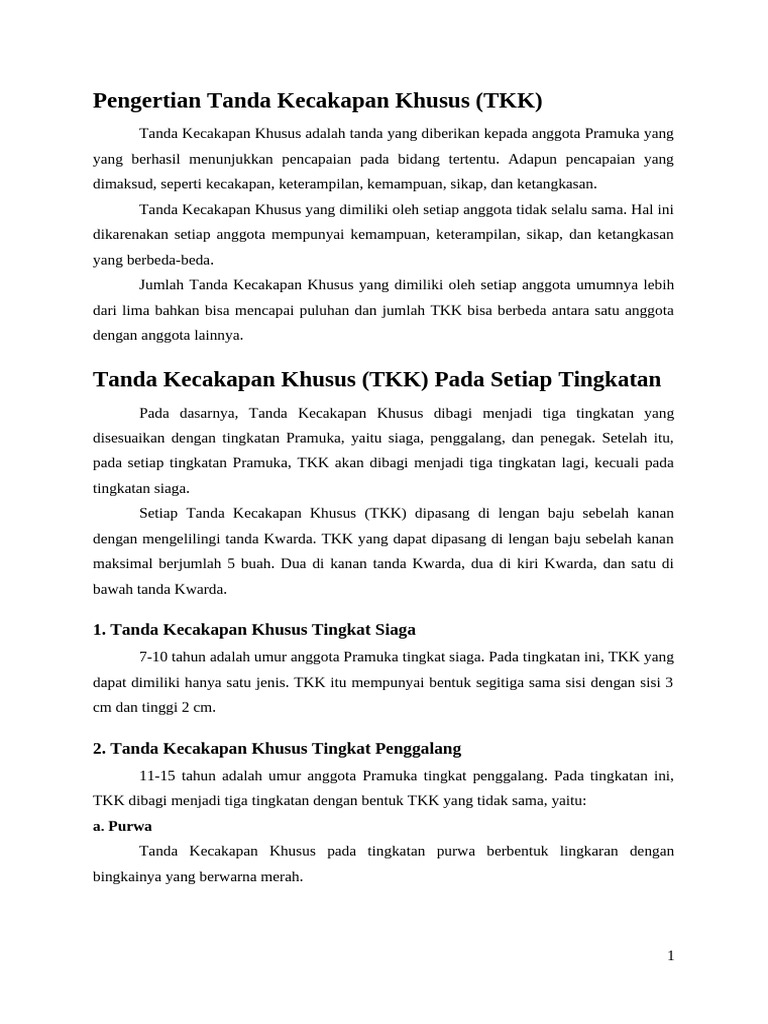 Makalah TKK | PDF