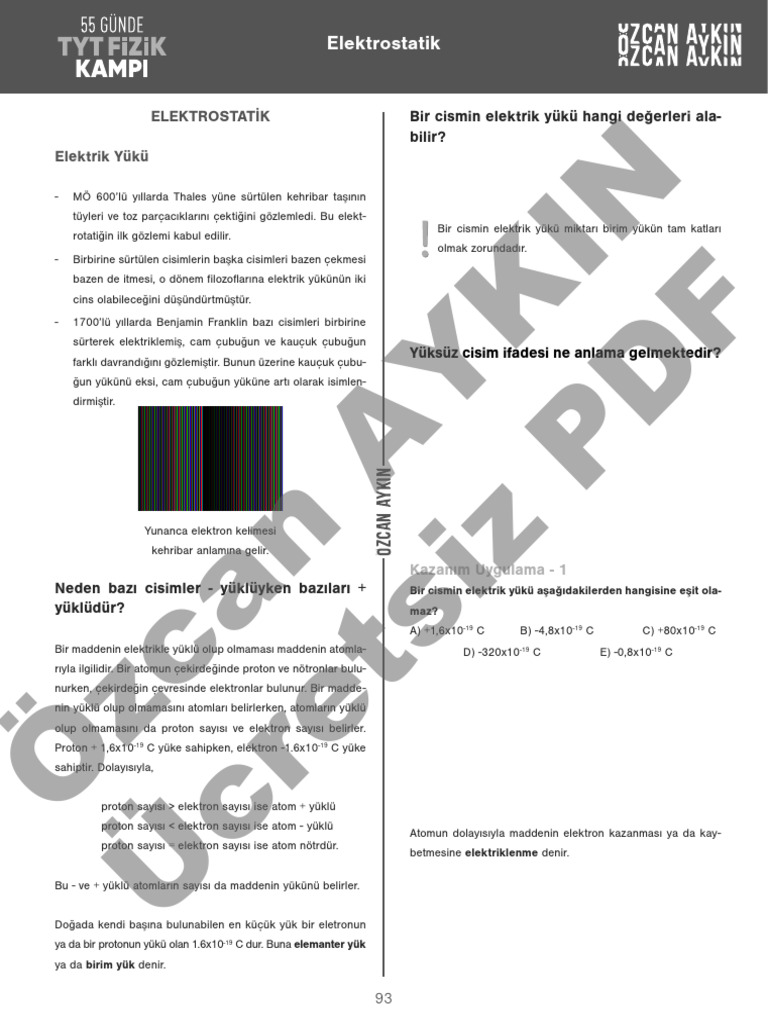Elektrostatik Unlocked | PDF