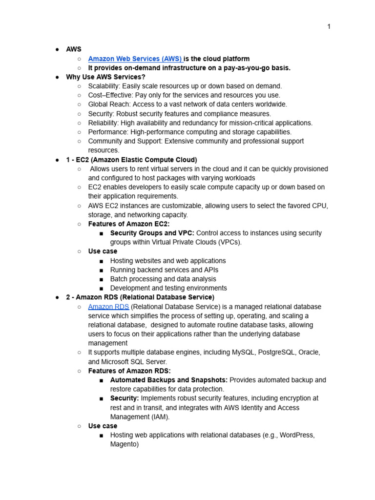 AWS - Leadership | PDF | Cloud Computing | Computing