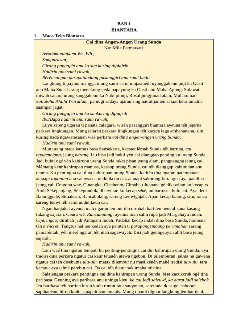Bab 1 (Biantara) - 121220 | PDF