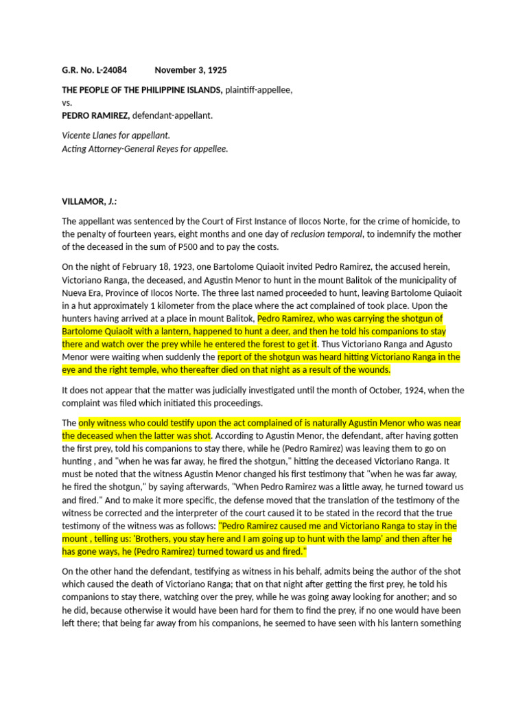 Criminal Law 101 Cases | PDF | Mens Rea | Intention (Criminal Law)