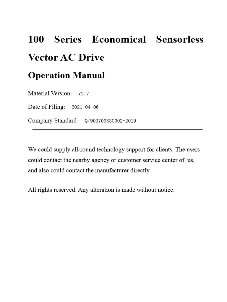 Chinsc S100 Operation Manual | PDF | Alternating Current | Computer ...