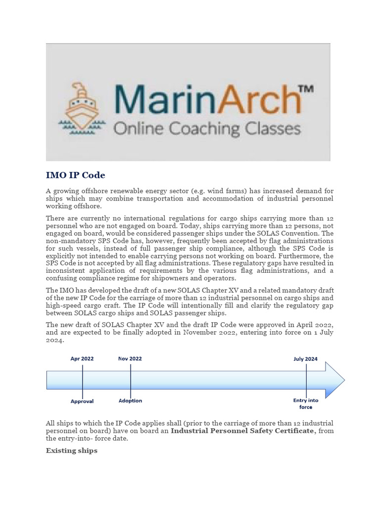 IMO_IP_Code ( Industrial Personnel) | PDF | Ships | Tonnage