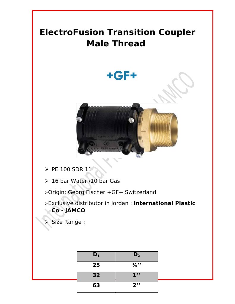 Transition Coupler Male 20-63 | PDF