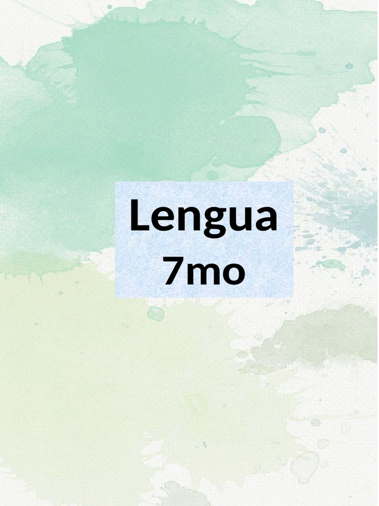 ABP Lengua Abril 7mo | PDF | Objeto (gramática) | Asunto (gramática)