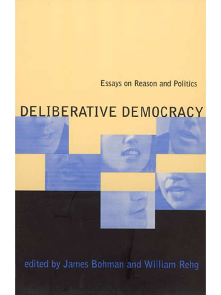 Deliberative Democracy Book 1 Pdf Deliberation Deliberative Democracy
