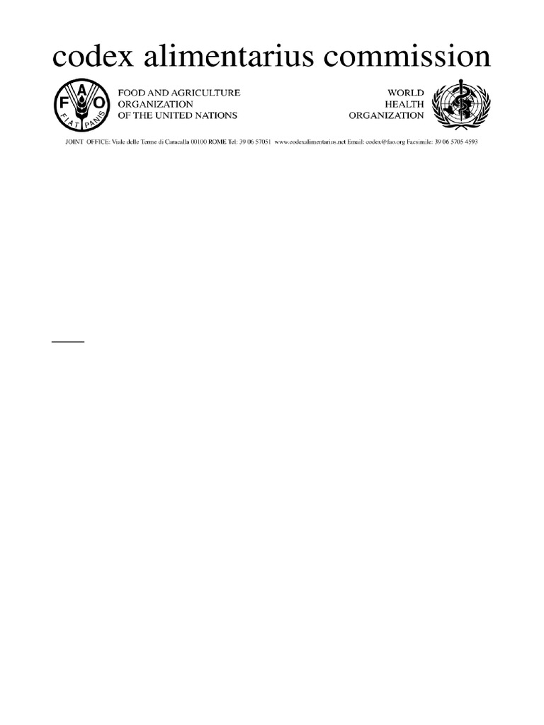 Priority List of Food Additives, Contaminants and Naturally Occurring ...