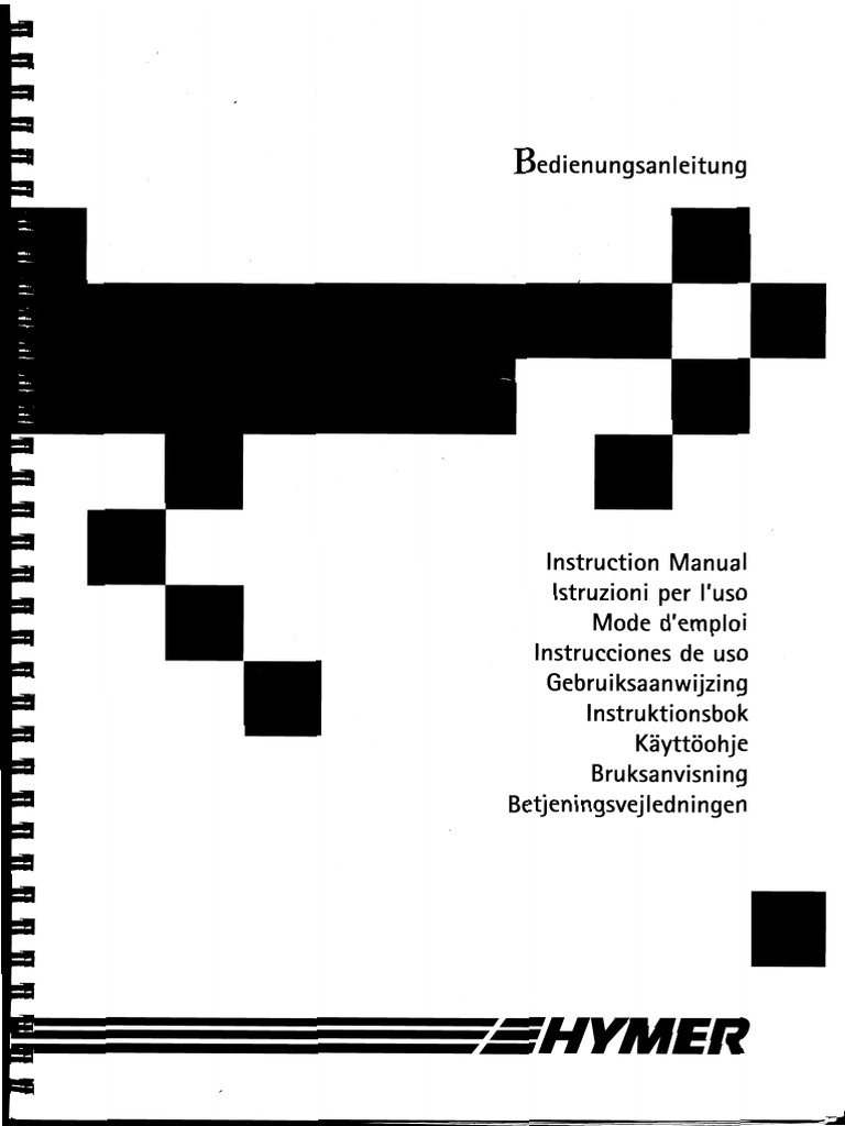 Manuel Utilisation HYMER | PDF