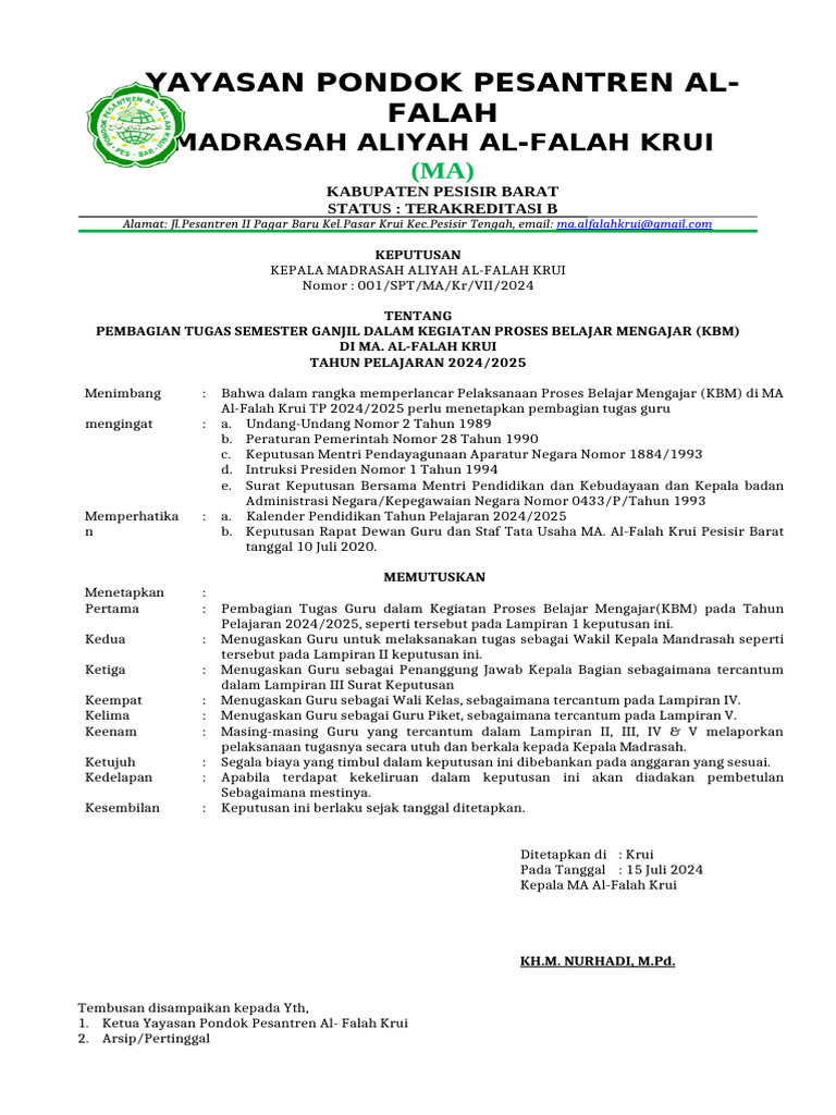 SPT MA 2024 2025 ganjilll | PDF