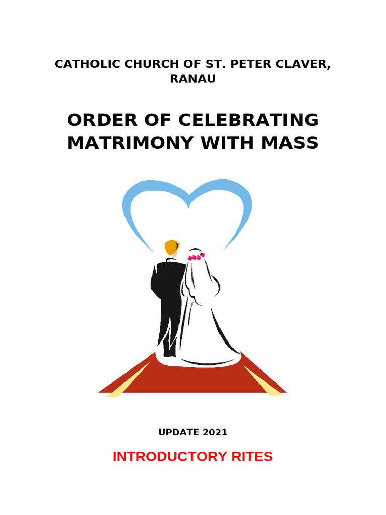 English Mass For Marriage | PDF | Eucharist | Lord's Prayer
