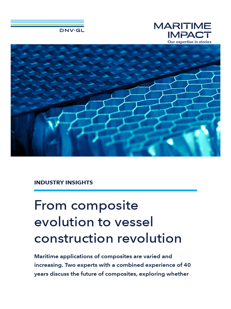 From Composite Evolution To Vessel Construction Revolution - DNV GL ...