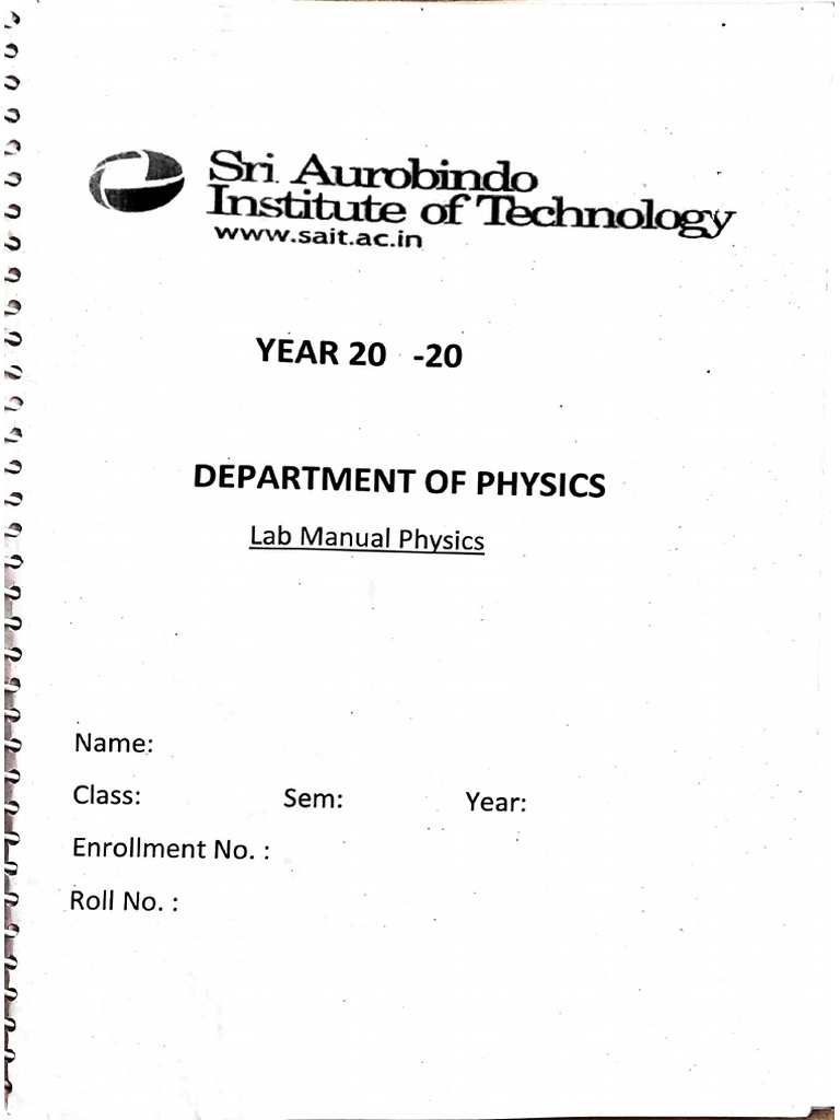 Physics Practical | PDF