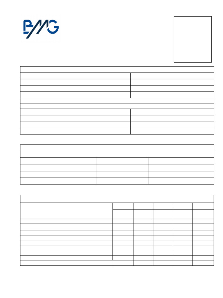 Employment Application Form_BMG Global (Latest) | PDF