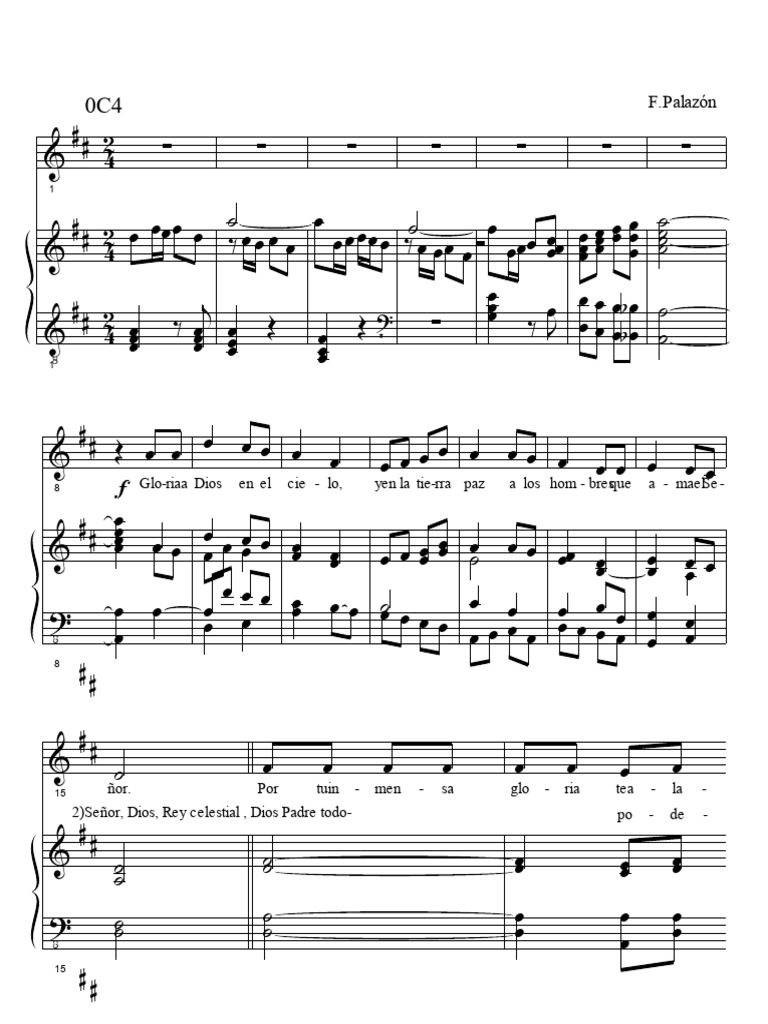 Gloria Palazón AdtM Organo | PDF