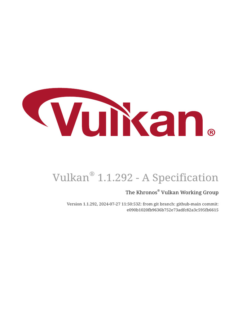 Vkspec | PDF | Shader | Computer Engineering