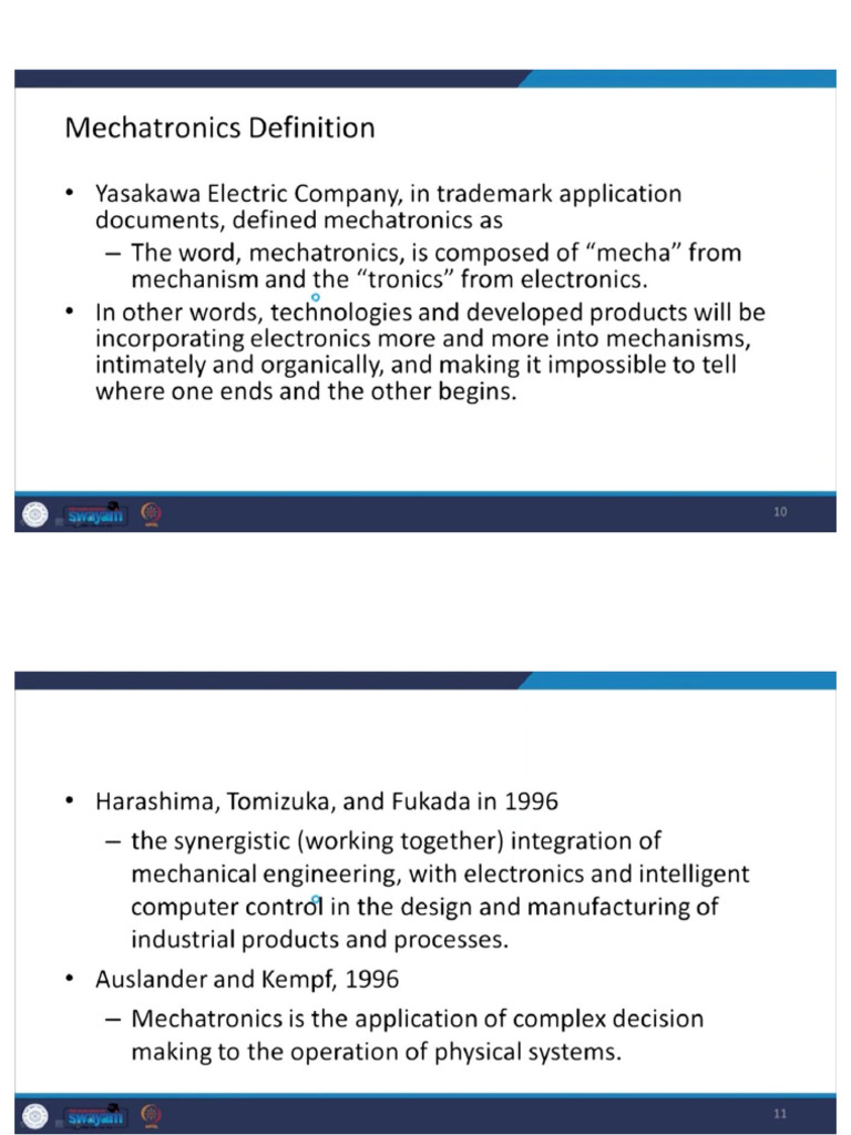 Mechatronics Module 1 | PDF